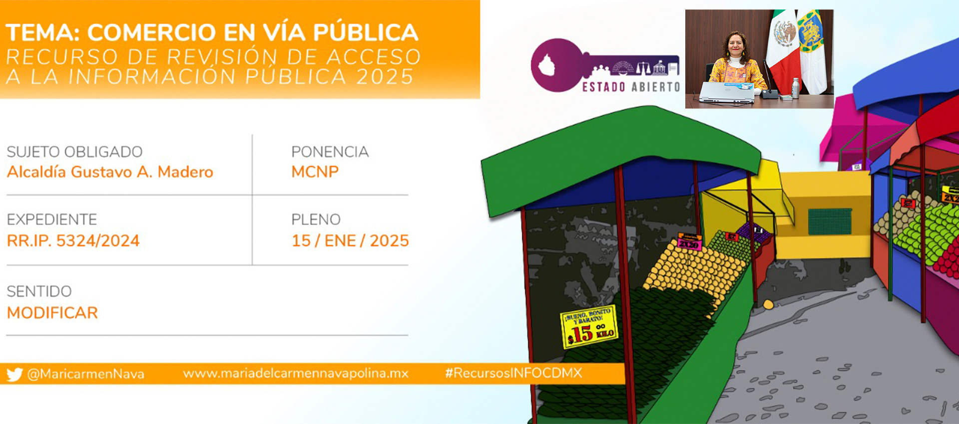 ORDENÓ INFO CDMX A LA ALCALDÍA GUSTAVO A. MADERO INFORMAR SOBRE COMERCIO EN LA VÍA PÚBLICA ...